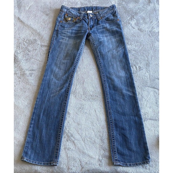 True Religion | Jeans | True Religion Jeans Womens 29 Blue Biker Preppy ...